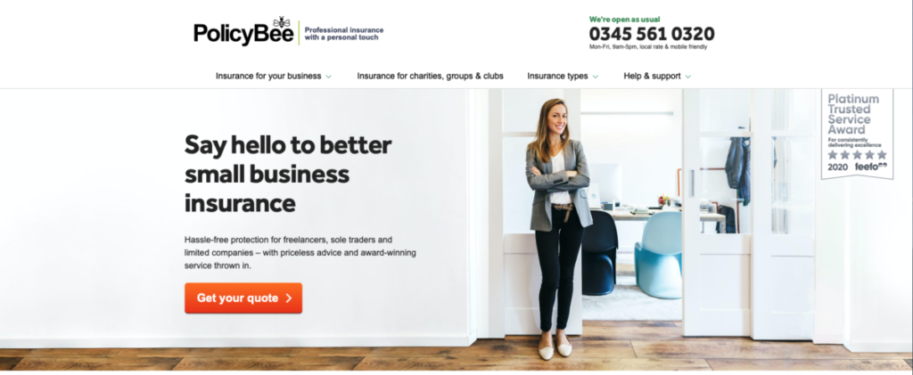 Copywriting lessons (1): What you can learn from... PolicyBee